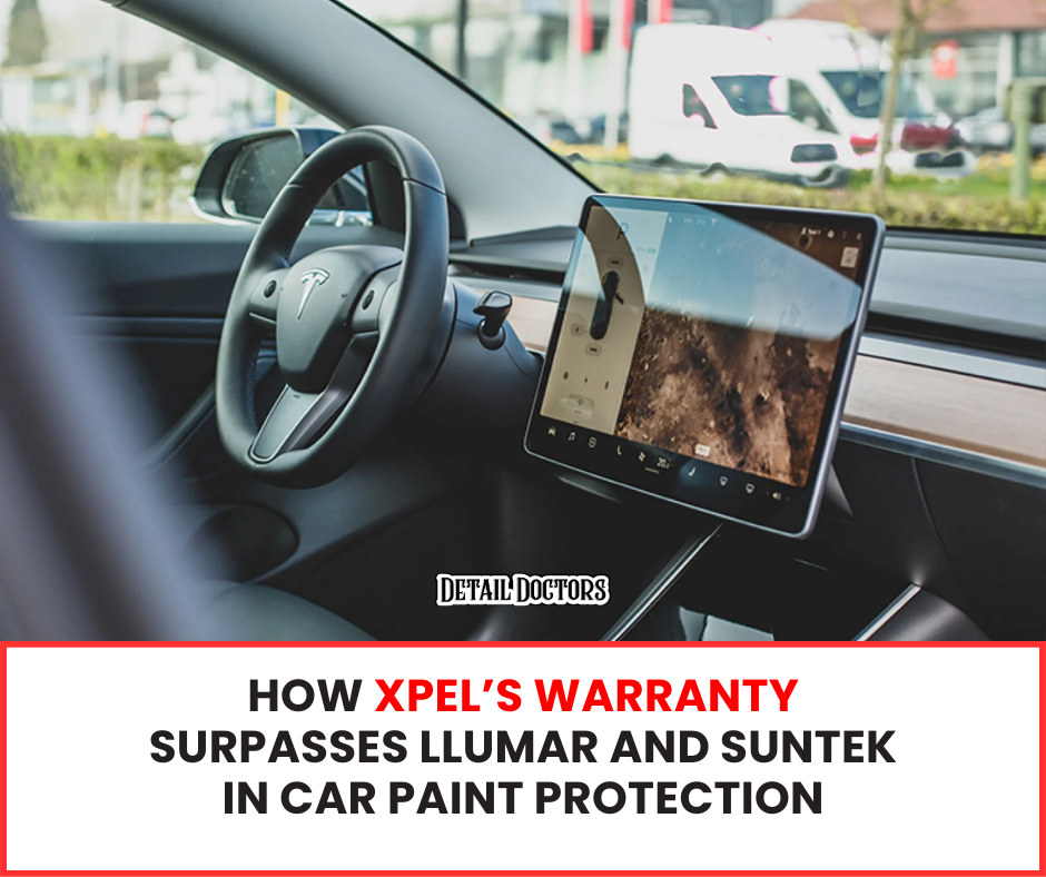 How XPEL Warranty Surpasses LLumar and SunTek in Automotive Paint Prot